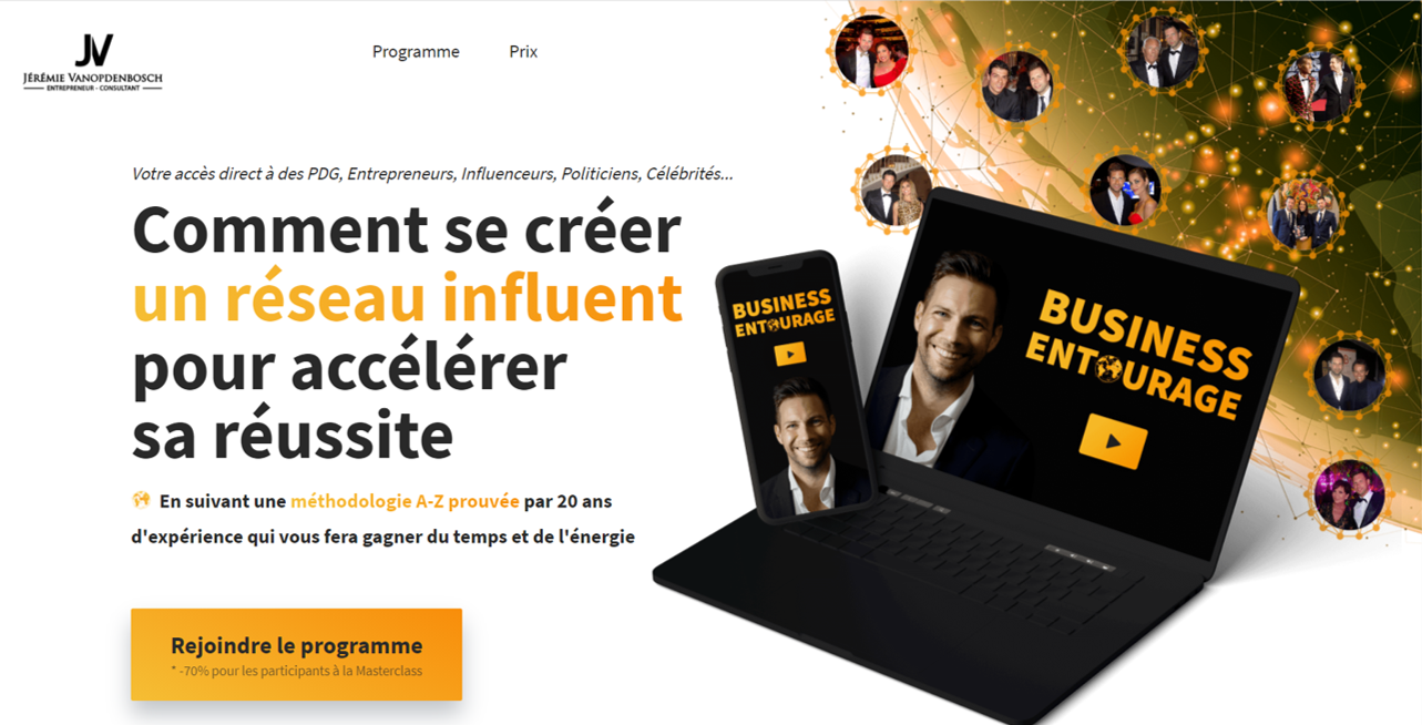 Programme Business Entourage : Maîtrisez l'art du Networking